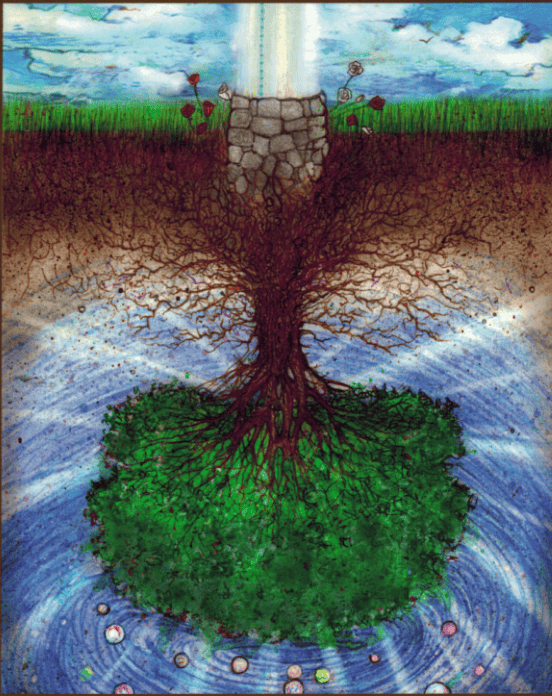 THE LIVING WORLD OF FAERY: A SEVENFOLD JOURNEY - RJ Stewart